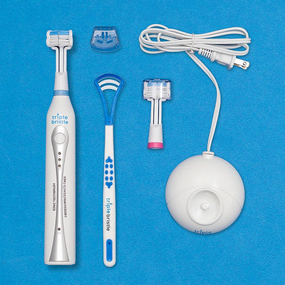 Triple Bristle Original 3-sided Sonic Electric Toothbrush | Triple Bristle