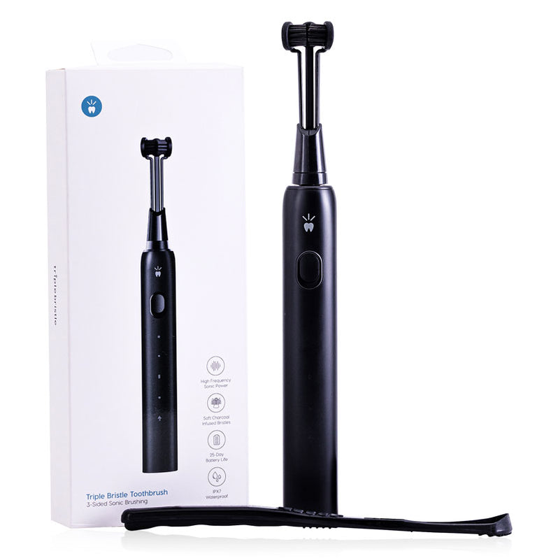 3-Sided Sonic Electric Toothbrushes | Triple Bristle
