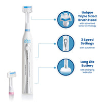 Triple Bristle Original 3-sided Sonic Electric Toothbrush | Triple Bristle